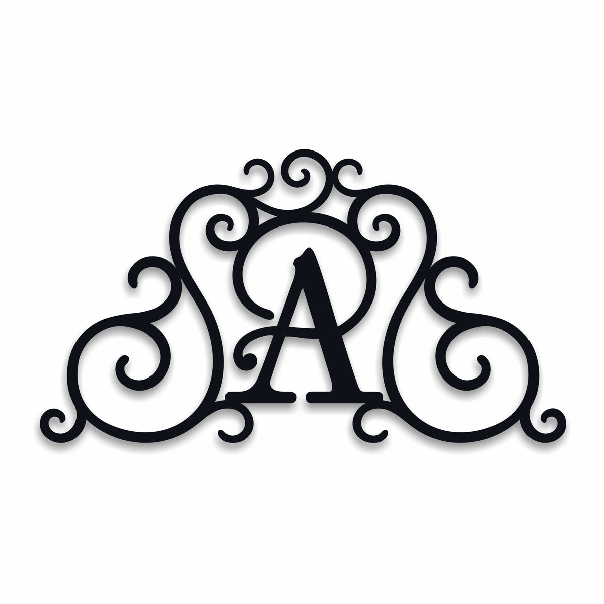 Monogram - Custom Faux Wrought Iron Scrollwork – Williams Ridge Studio